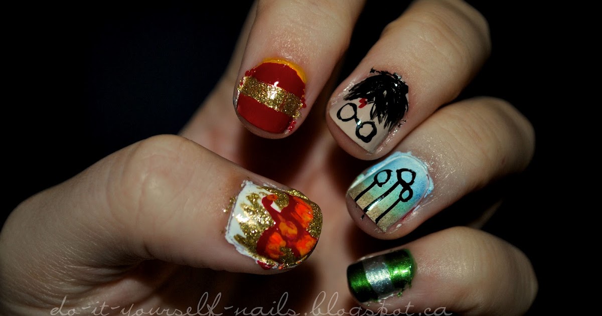 DIY Nails: Harry Potter