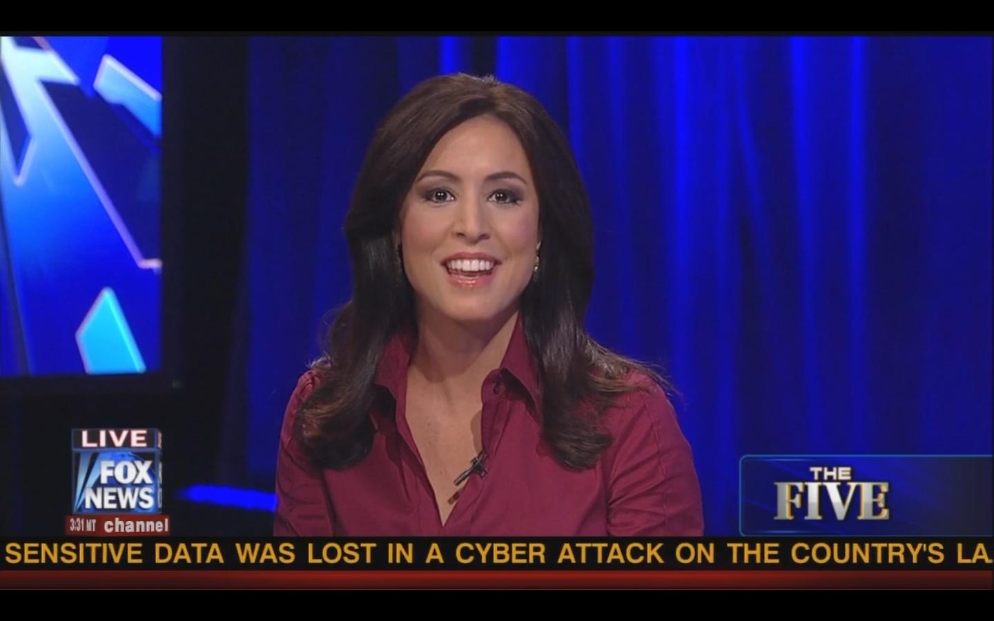 Ladies in Satin Blouses: andrea tantaros - maroon blouse