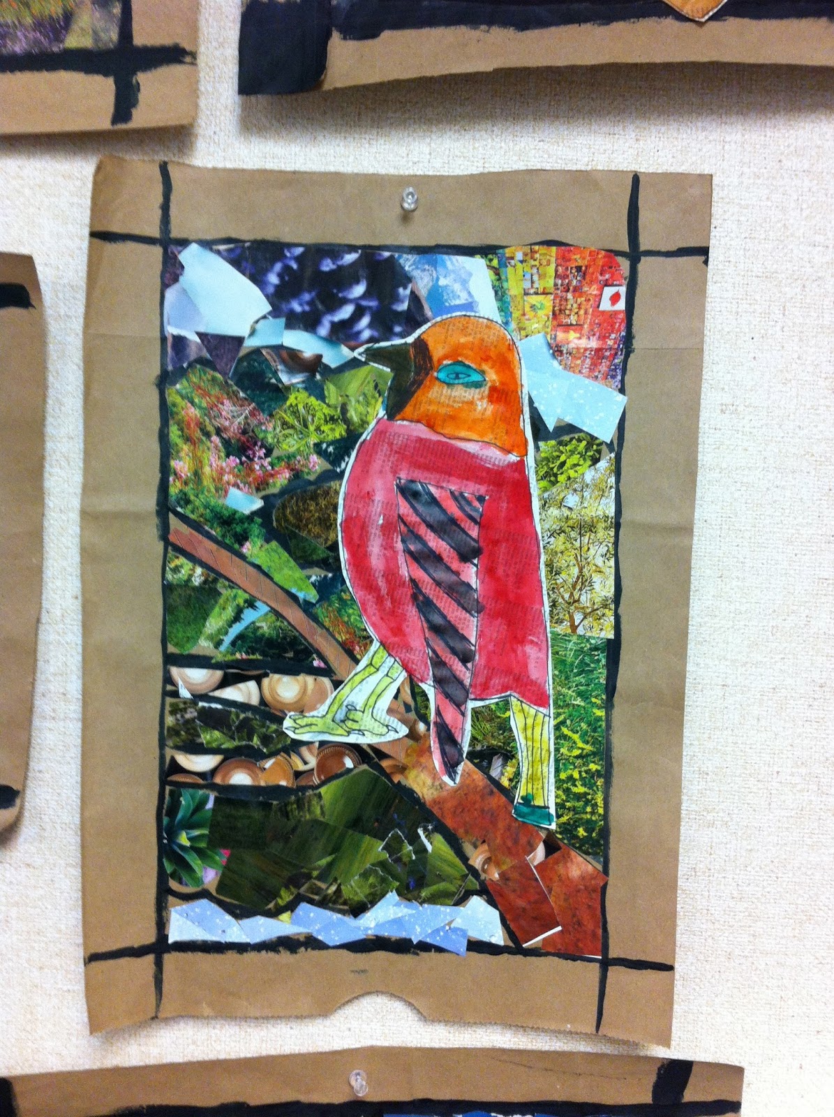 Rethink Crafts: Magazine Mosaics with 4th graders