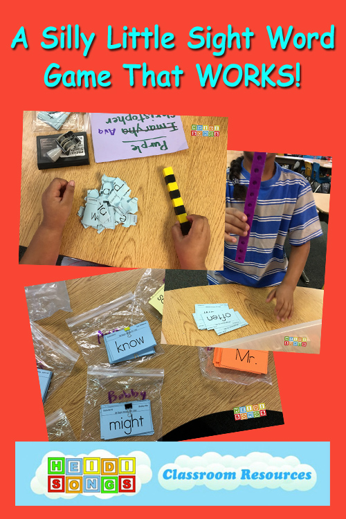 A Silly Little Sight Word Game That WORKS!