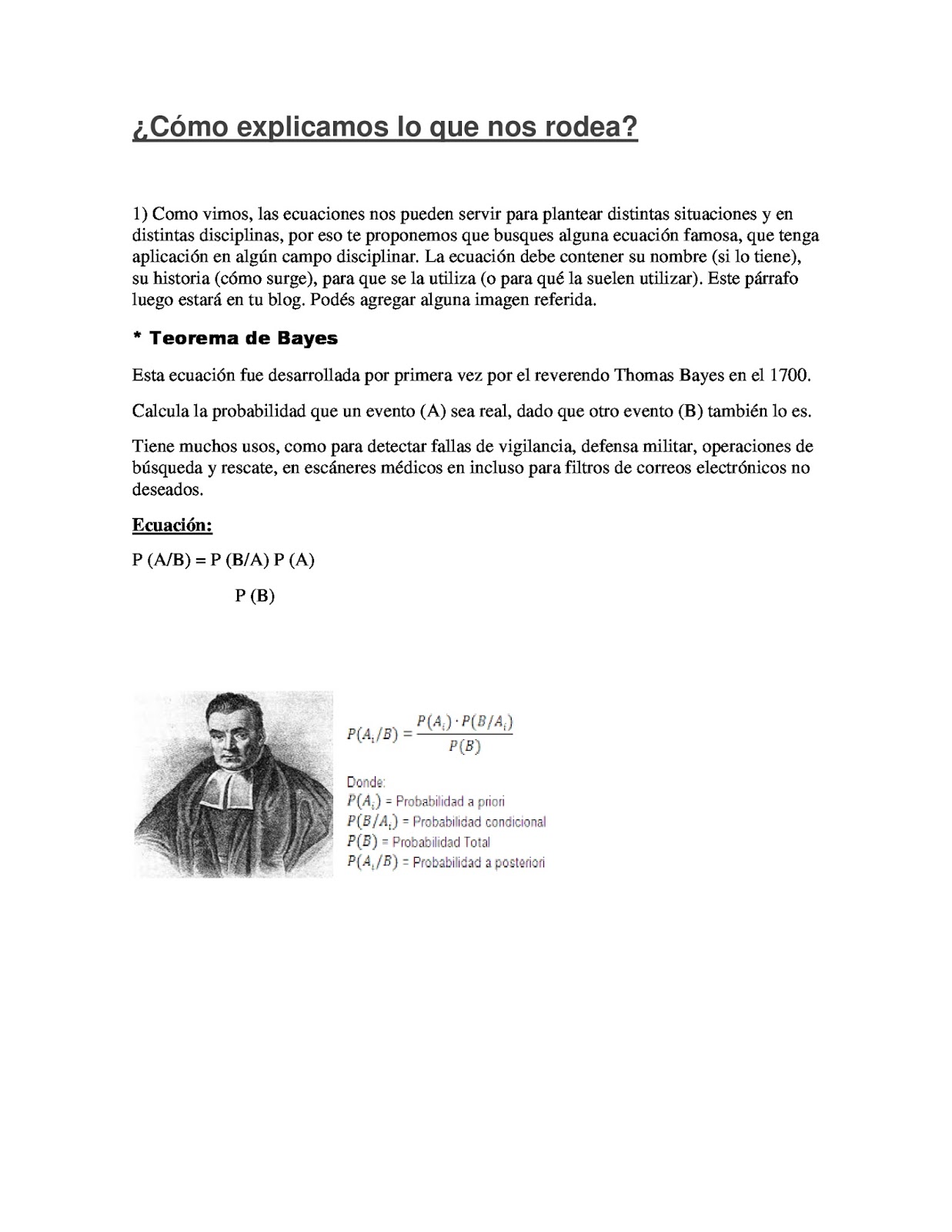 Transitando por el vuelvo: ¿Como explicamos lo que nos rodea?