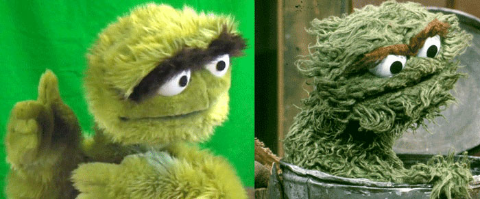 Fuzzy Hijinx Puppets: Past work: John's Grouch