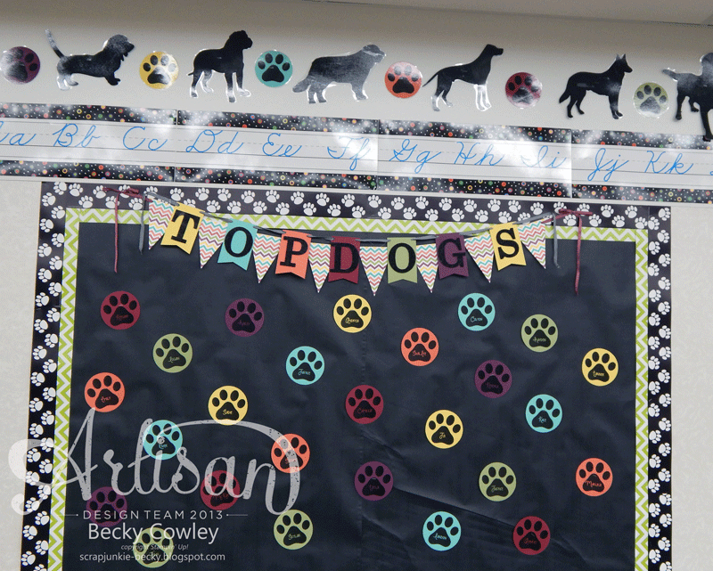 scrap junkie: Top Dogs Classroom