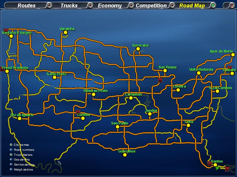 18 wos haulin north american trucker map download - jzaaustin