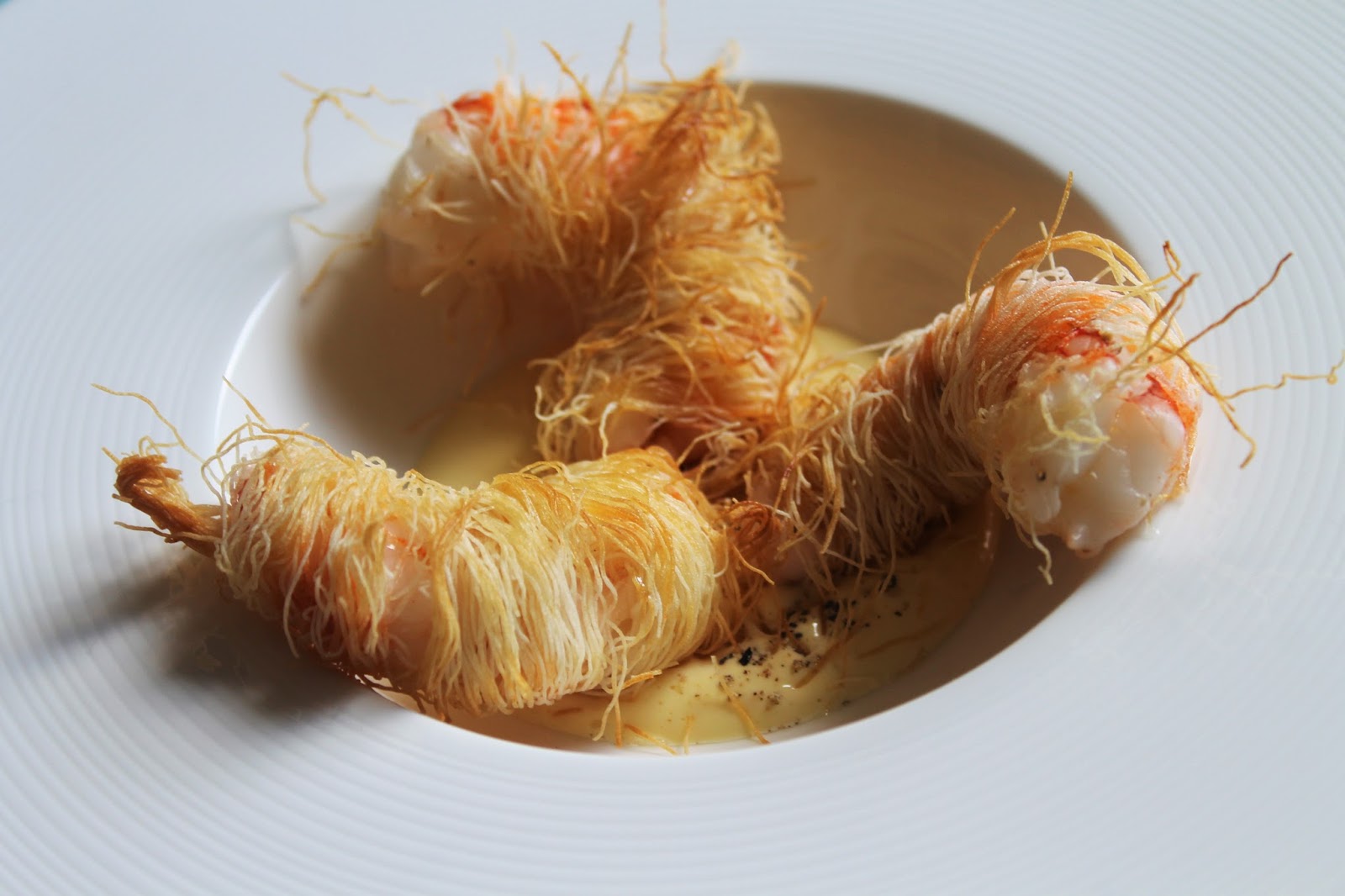 Cucina Milk: Gamberi in pasta Kataifi con Maionese all'Arancia