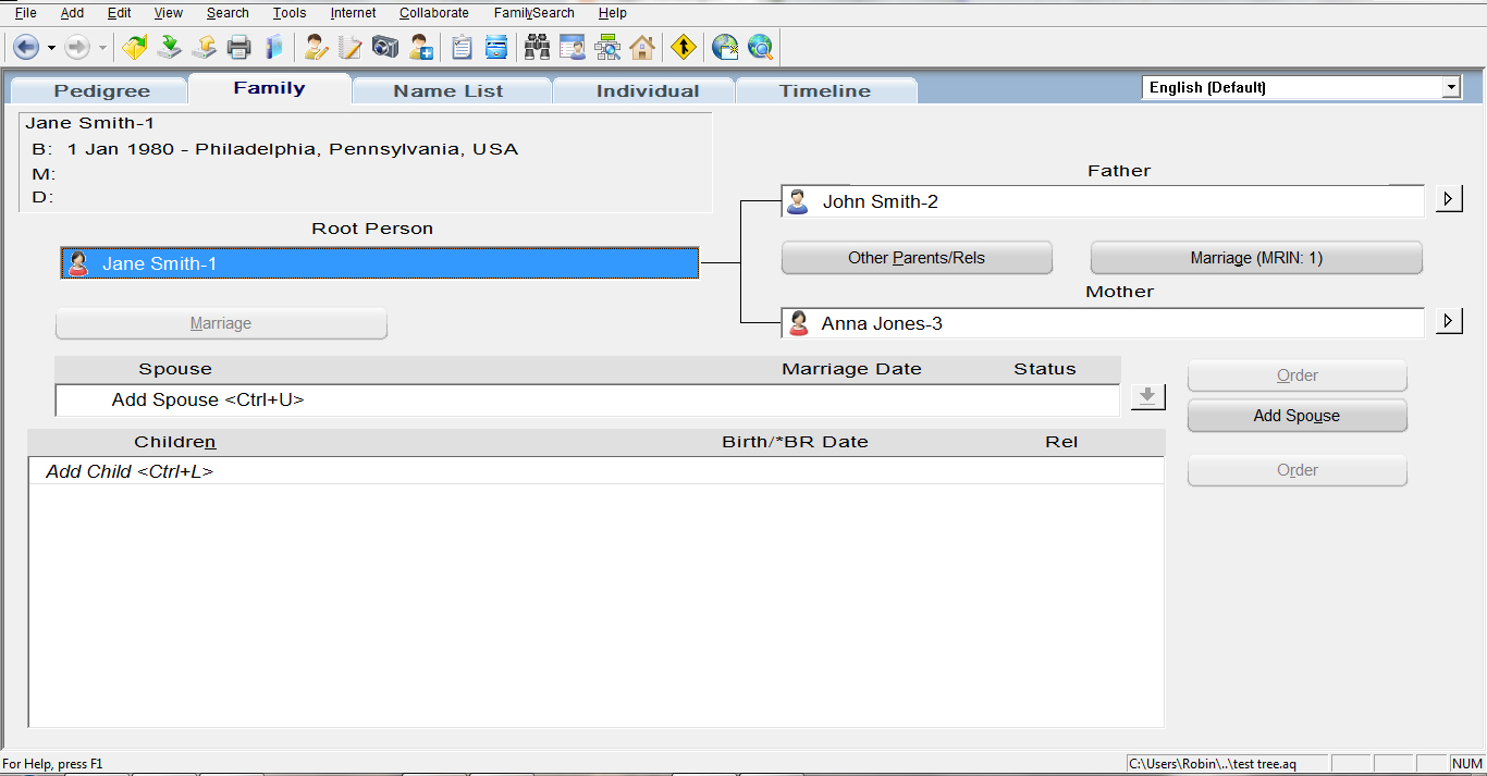 Genealogical Musings: Free Family Tree Software Review: Ancestral Quest ...