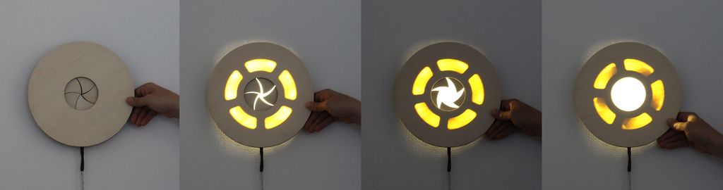 DIY by friend: Scratch lamp