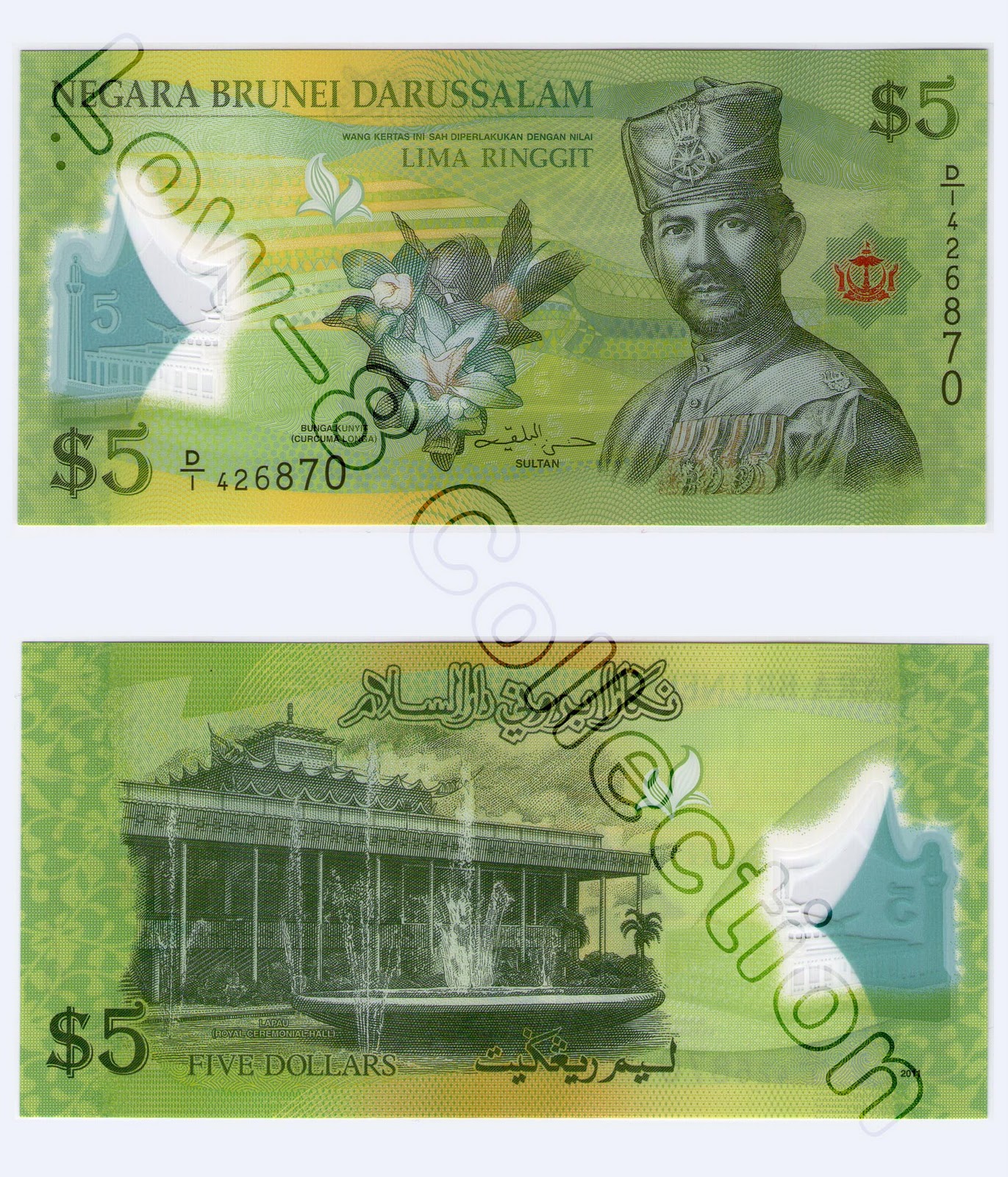 Brunei Banknotes | Low-8 Collection