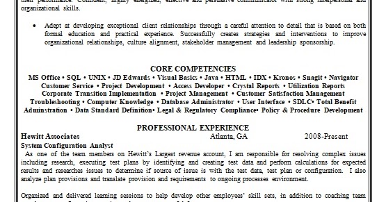 System Configuration Analyst Sample Resume Format in Word Free Download