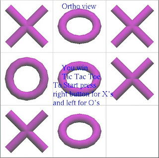 OpenGL Projects: Tic Tac Toe : Cross Zero Game