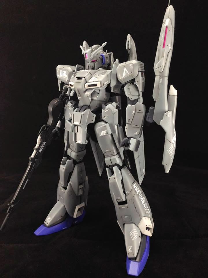 GUNDAM GUY: MG 1/100 MSZ-006A1 Zeta Plus Amuro Ray Custom - Customized ...
