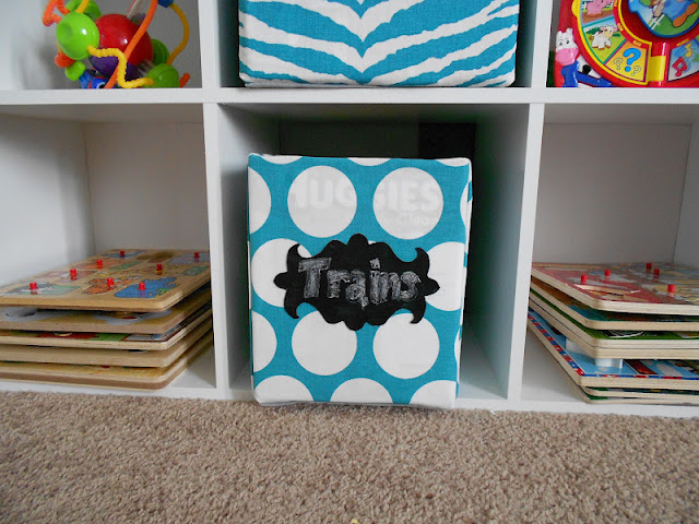 Only From Scratch: Fabric Covered Boxes for the Nursery {Easy DIY}