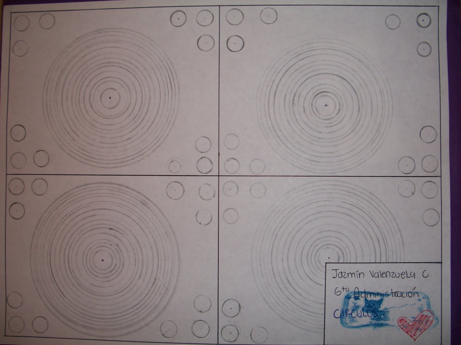Dibujo Tecnico: Circulos,, con compas