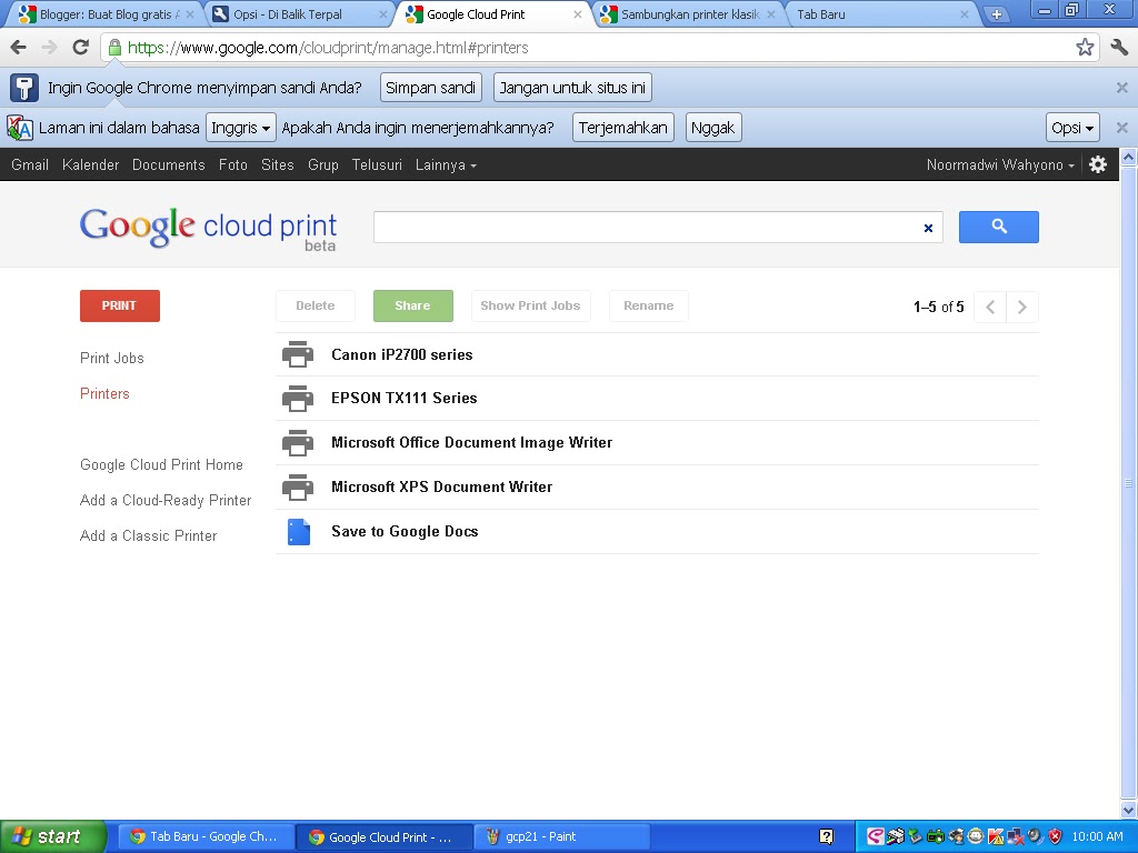 Database Pendidikan: Cara Print Jarak Jauh menggunakan Fitur Google ...