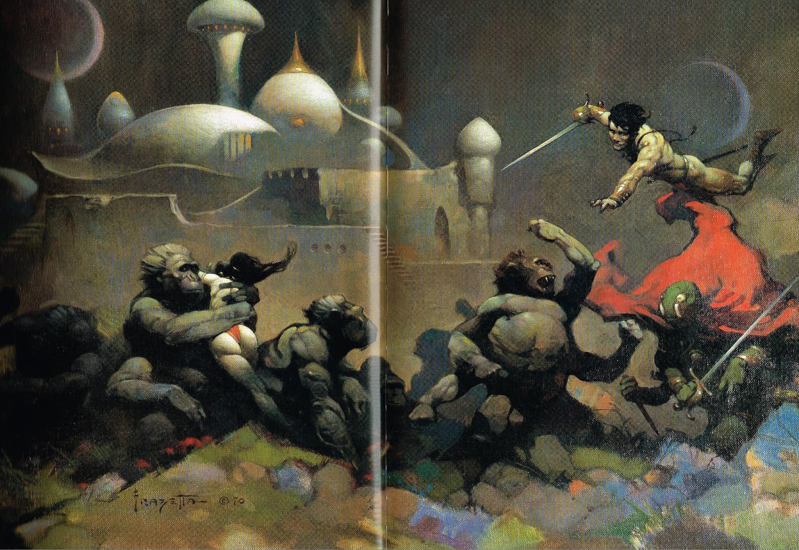 Cap'n's Comics: Warlord of Mars by Frank Frazetta