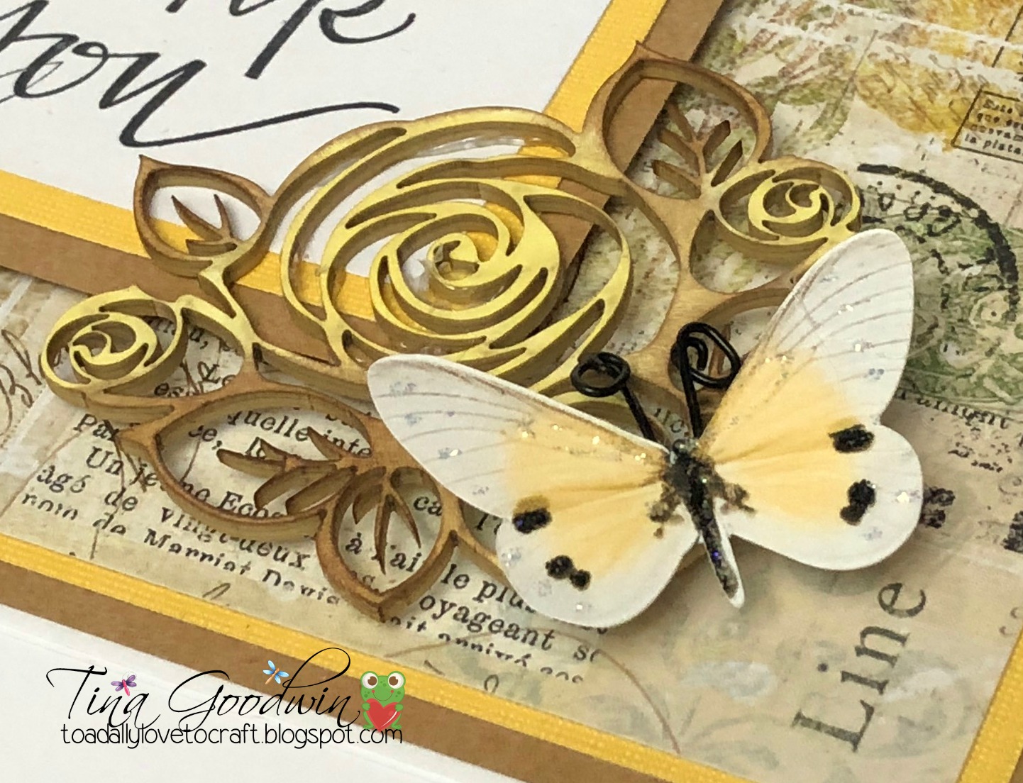 Toadally Love To Craft: Rubbernecker Stamps Thank You Card