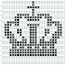 The Art of Math and Art: Crown Chart (knitting or crochet)