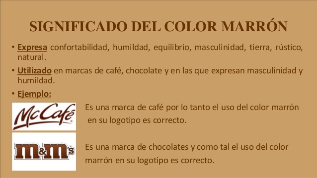 Significado del color Marrón