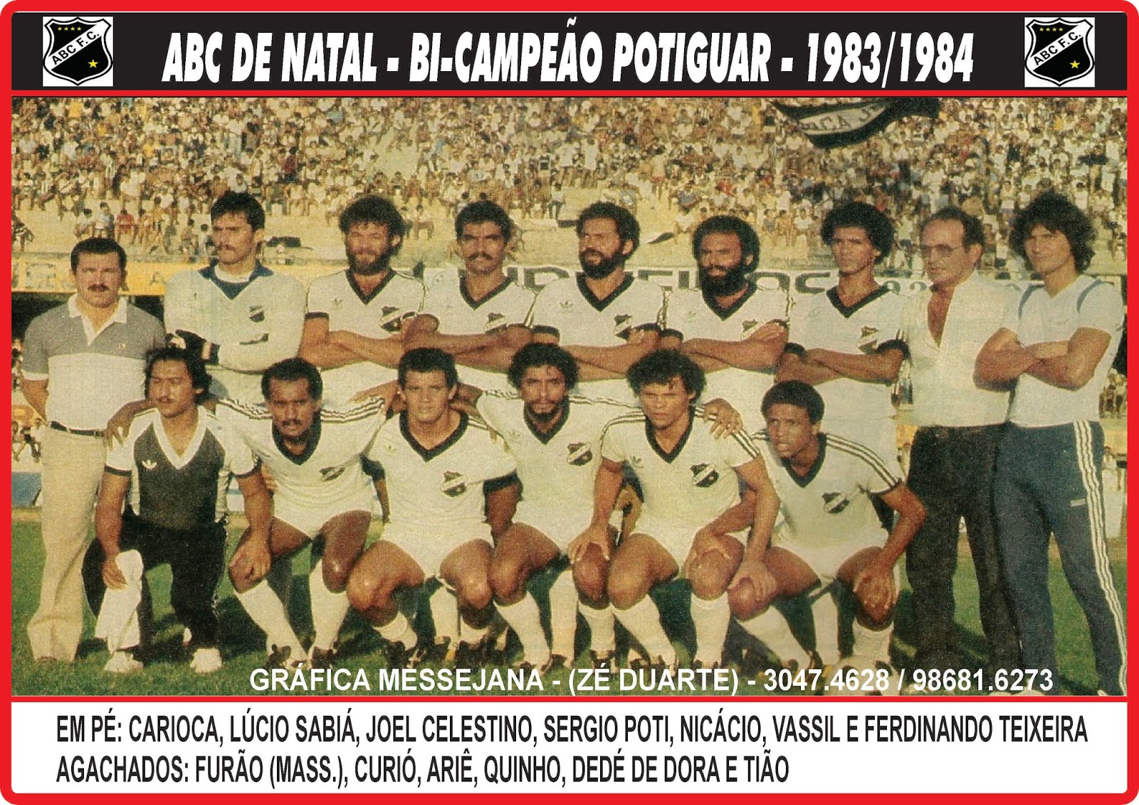 Blog do Zé Duarte: ABC FUTEBOL CLUBE - NATAL - RN.
