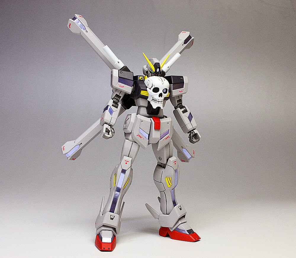 GUNDAM GUY: HGBF 1/144 Crossbone Gundam Maoh - Painted Build