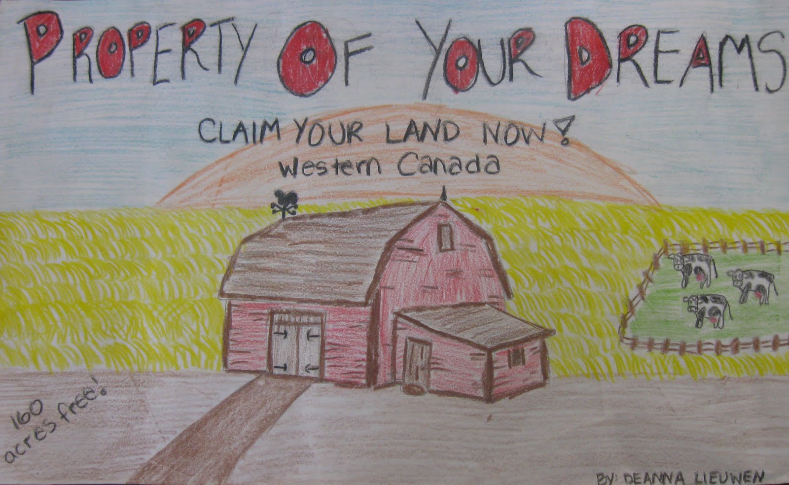 Western Canada Poster: My Canada West Poster