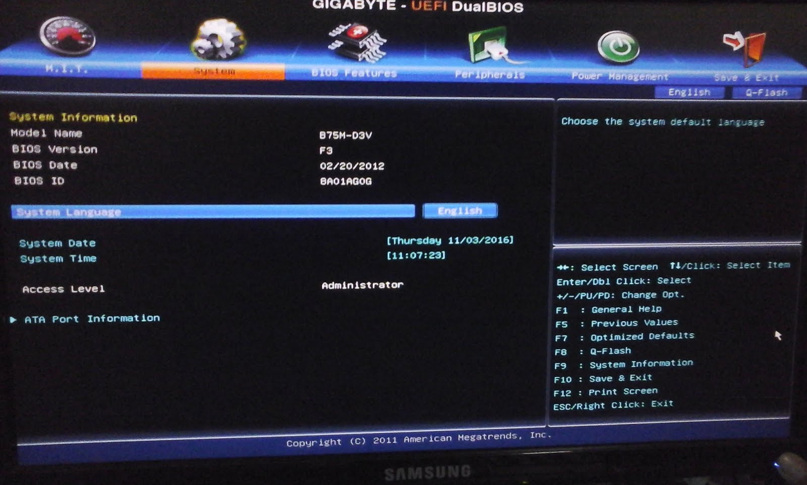Ada apa saja yang terdapat di Menu BIOS ? - Sharing Ilmu FiAr24