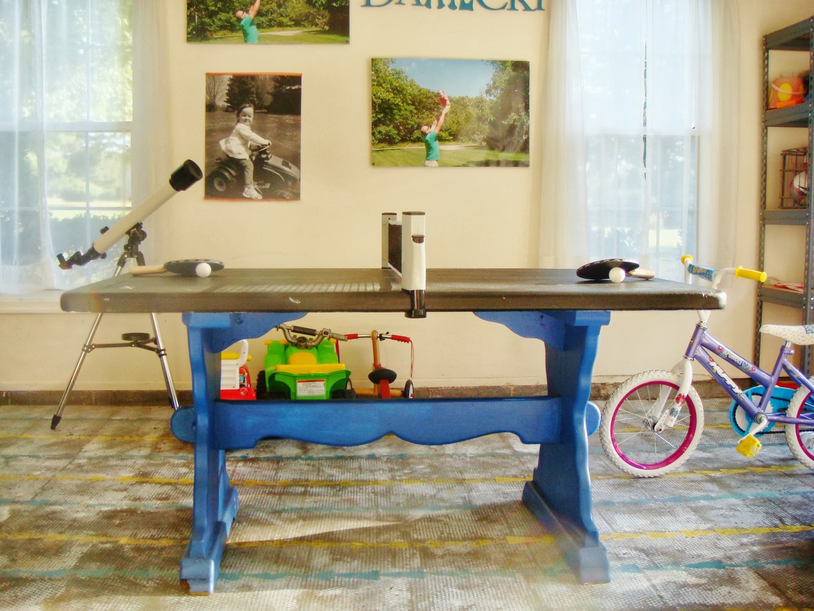 Sweet Magnolia Way: DIY Ping Pong Table