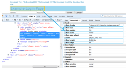 Selenium Webdriver with Java. : Reading Font Properties In Selenium WebDriver Using .getCssValue ...