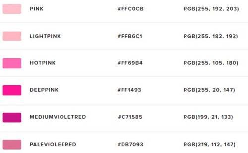 140+ Kode Warna HTML dan CSS Lengkap (Kode Hex dan RGB) - InfoAkurat.com