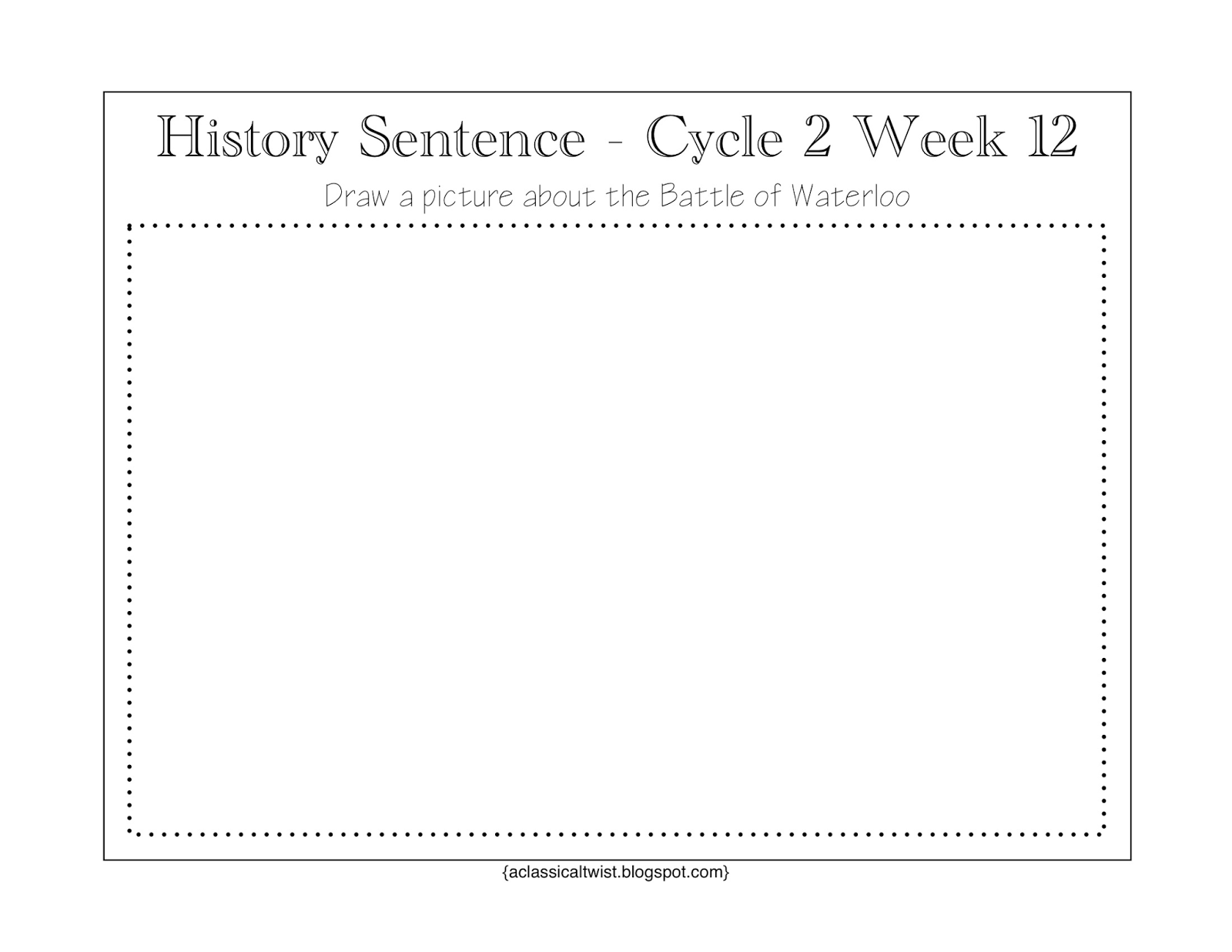 Homeschooling with a Classical Twist: Cycle 2, Week 12 {History ...