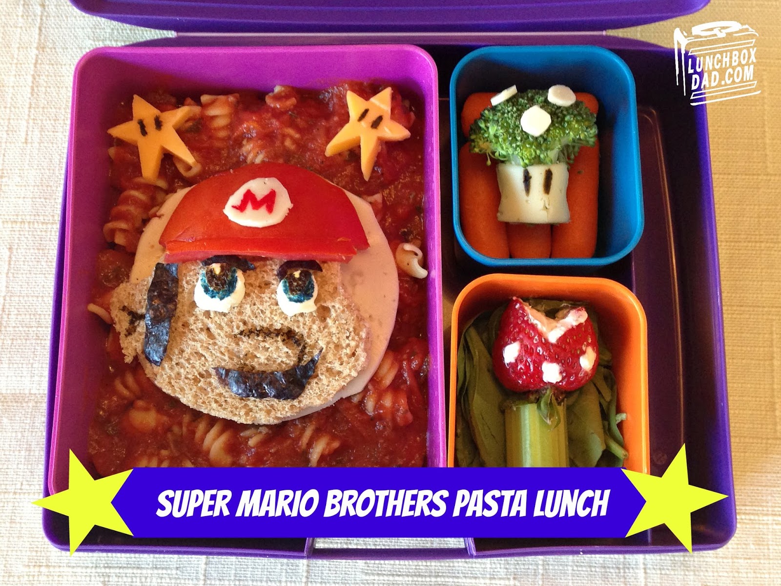 Lunchbox Dad: Super Mario Brothers Pasta Lunch