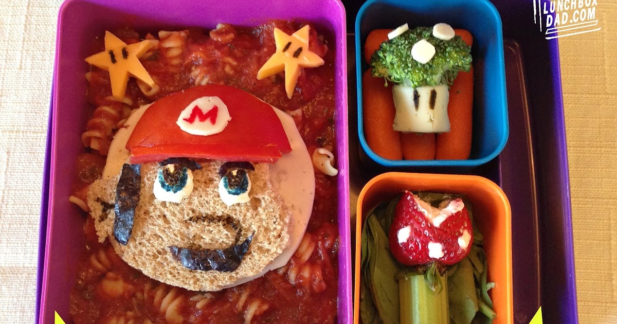 Lunchbox Dad: Super Mario Brothers Pasta Lunch