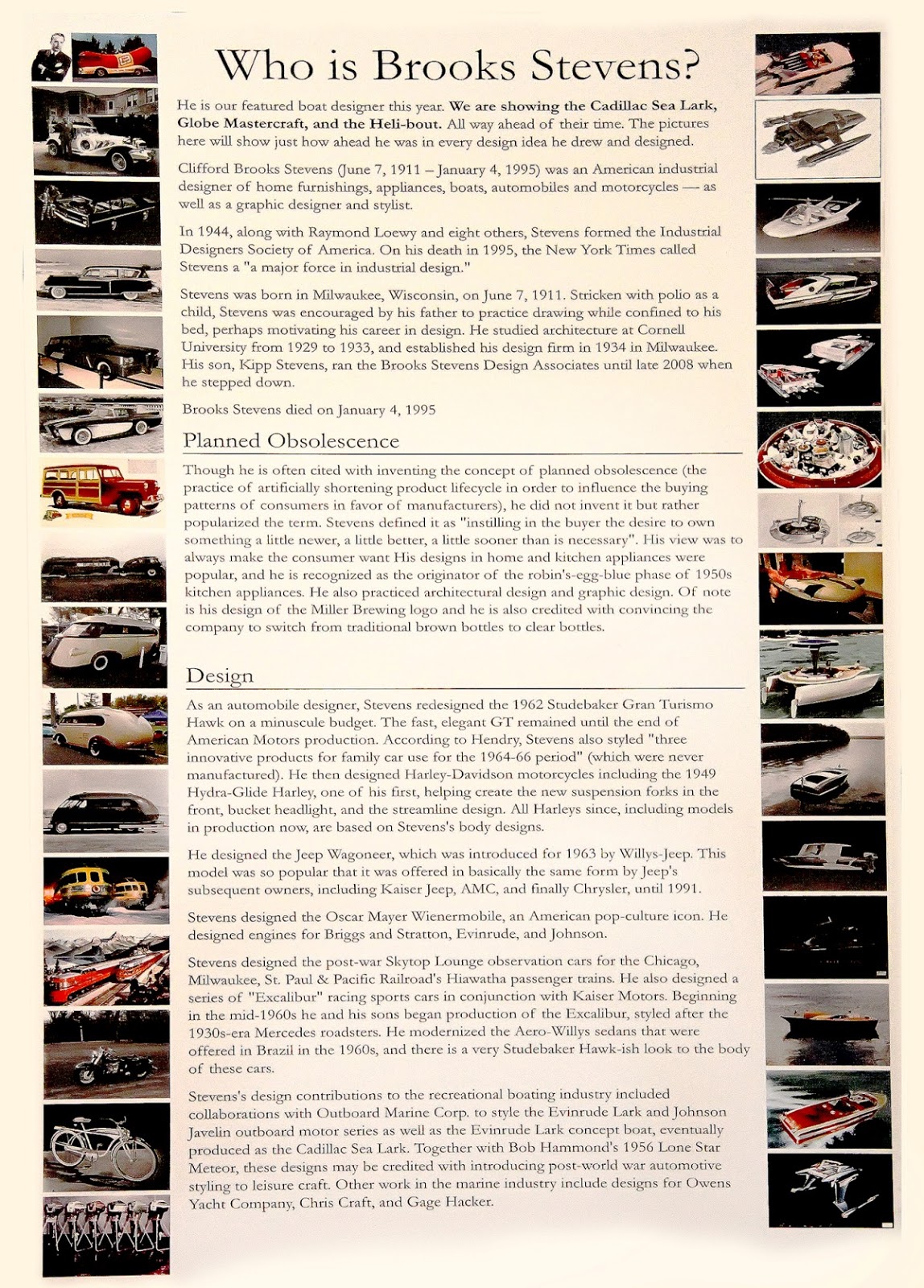 Just A Car Guy: The Evinrude Heli-Bout designed by Brooks Stevens to ...