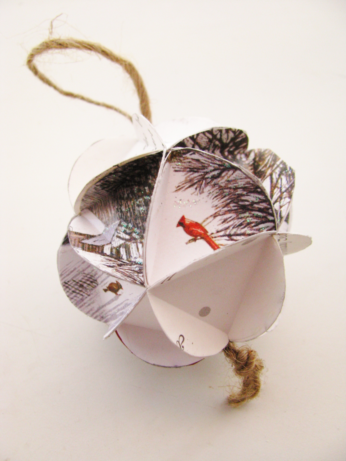 A Mom, a Kid, and Art: Upcycled Christmas Card Ornaments