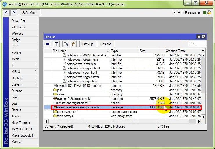 LAB 1.3 Reset Configuration, Enable & Disable IP v6, Added Packages, Upgrade & Downgrade, and ...
