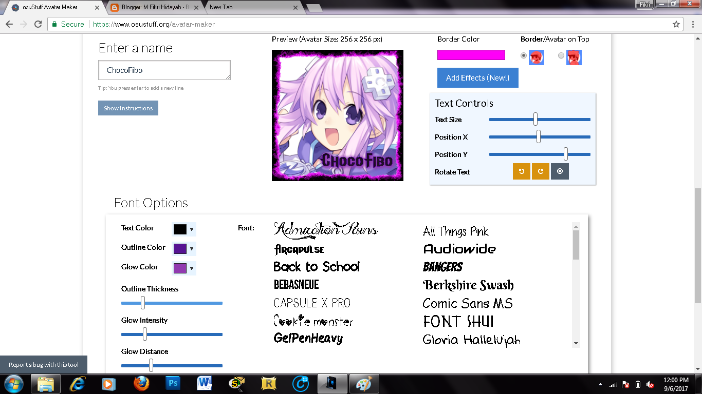 Membuat Avatar OSU! Milik Mu Sendiri