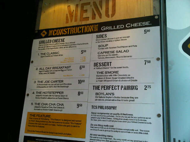 Brian's Belly Busters (Triple B): Construction Site Grilled Cheese Toronto