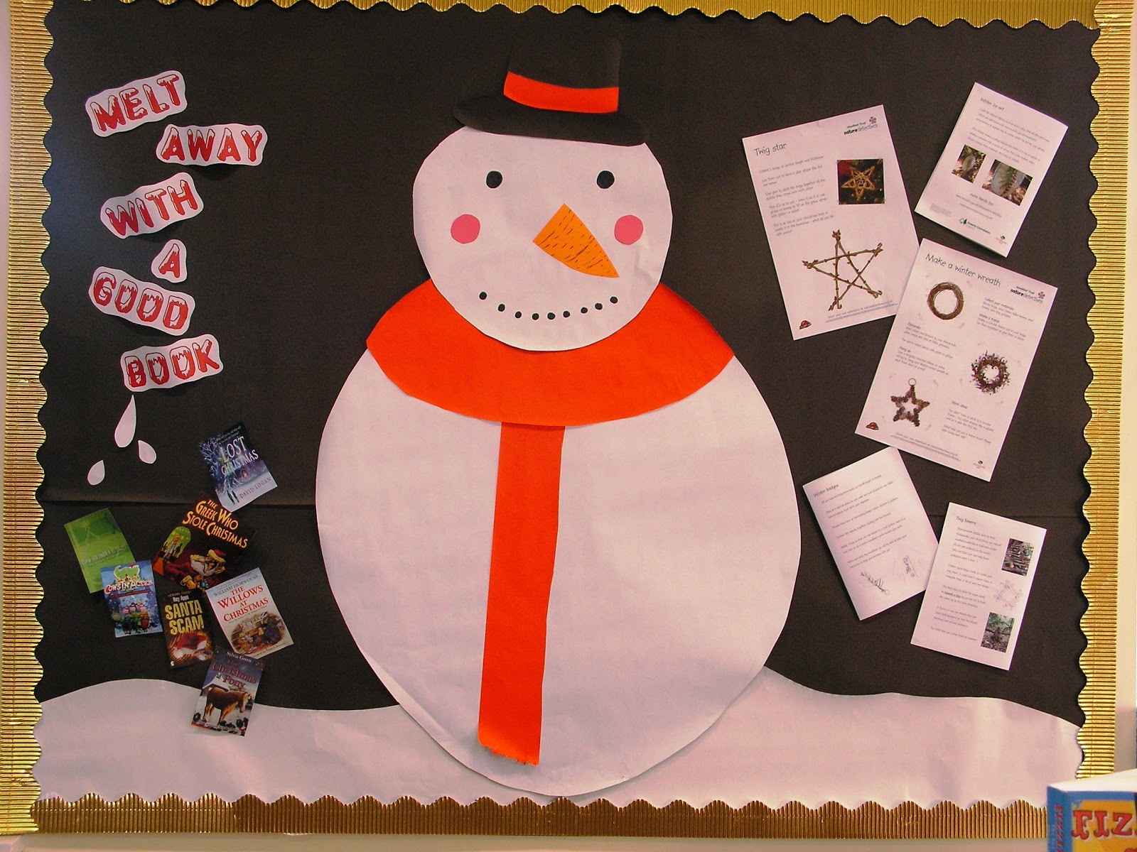 Library Displays: Melt away with a good book