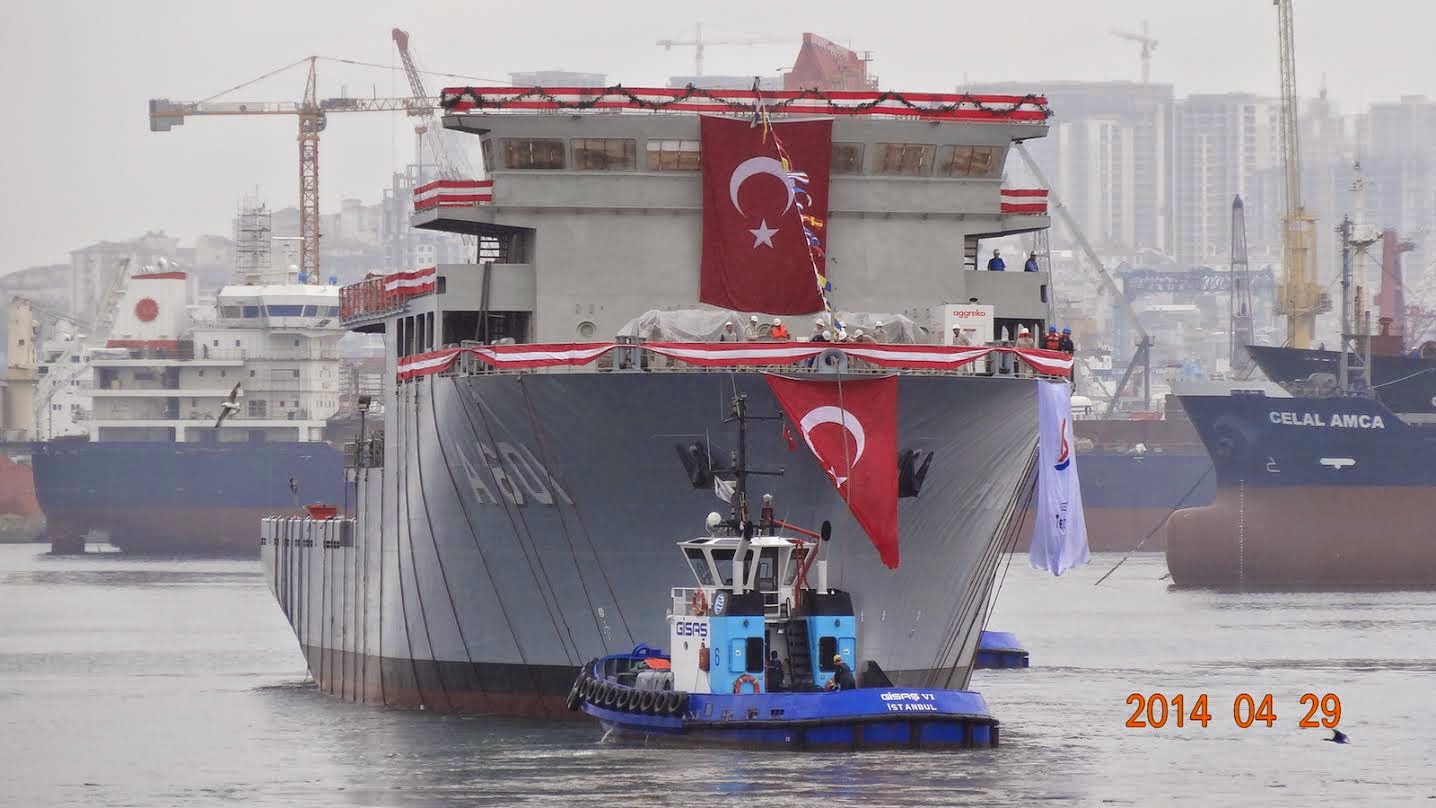 Asian Defence News: Istanbul Shipyard launches A-601 TCG Alemdar for ...
