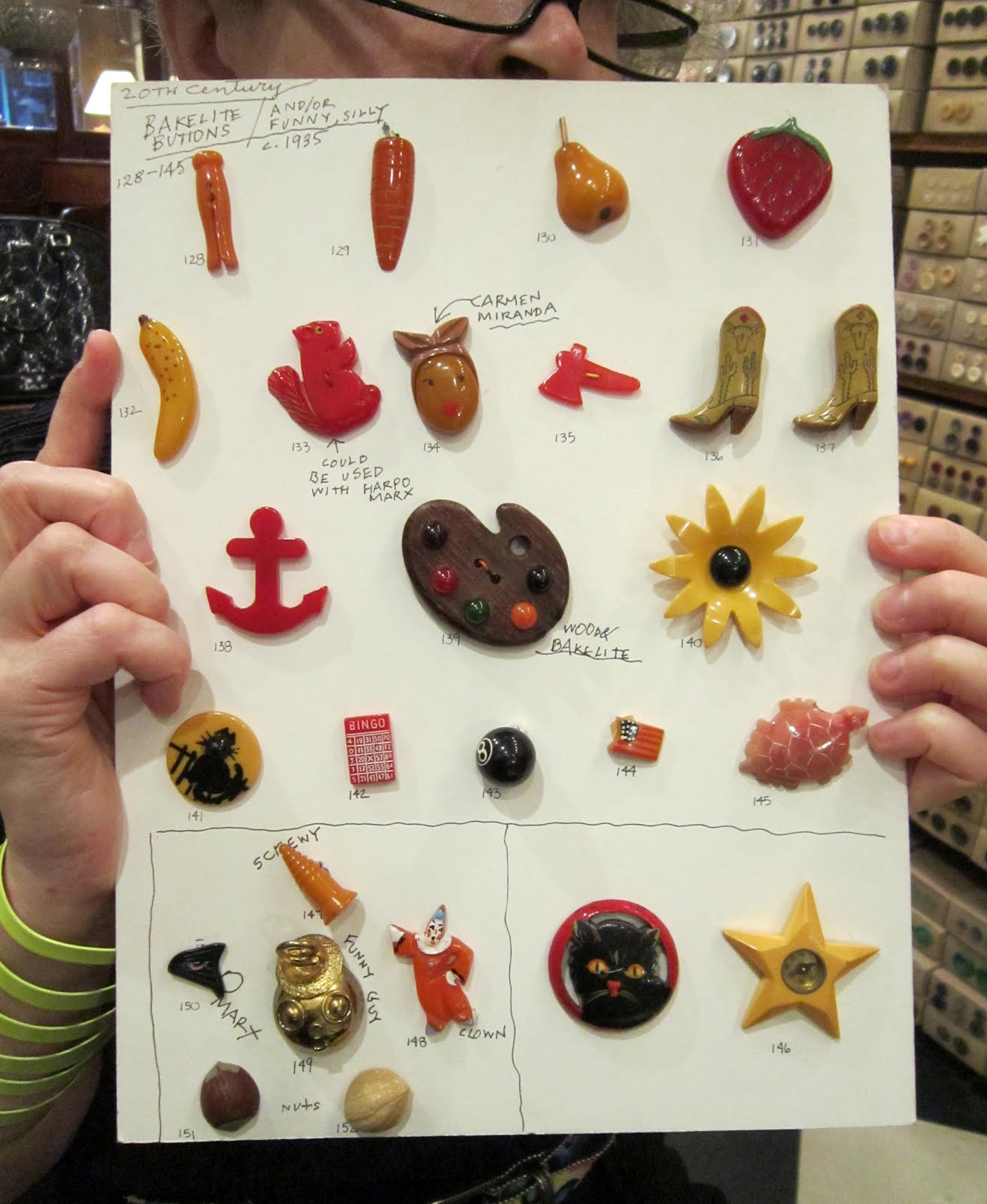 Idiosyncratic Fashionistas: Buttons, Buttons, Who's Got the Tender Buttons