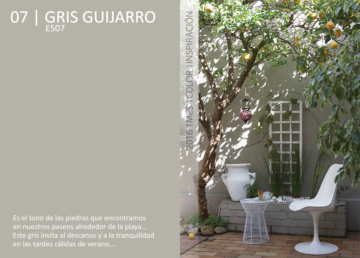 1 Mes 1 Color: Julio es Gris Guijarro | The Deco Soul