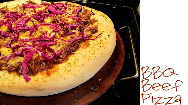 Lovely Little Snippets: BBQ Beef Pizza