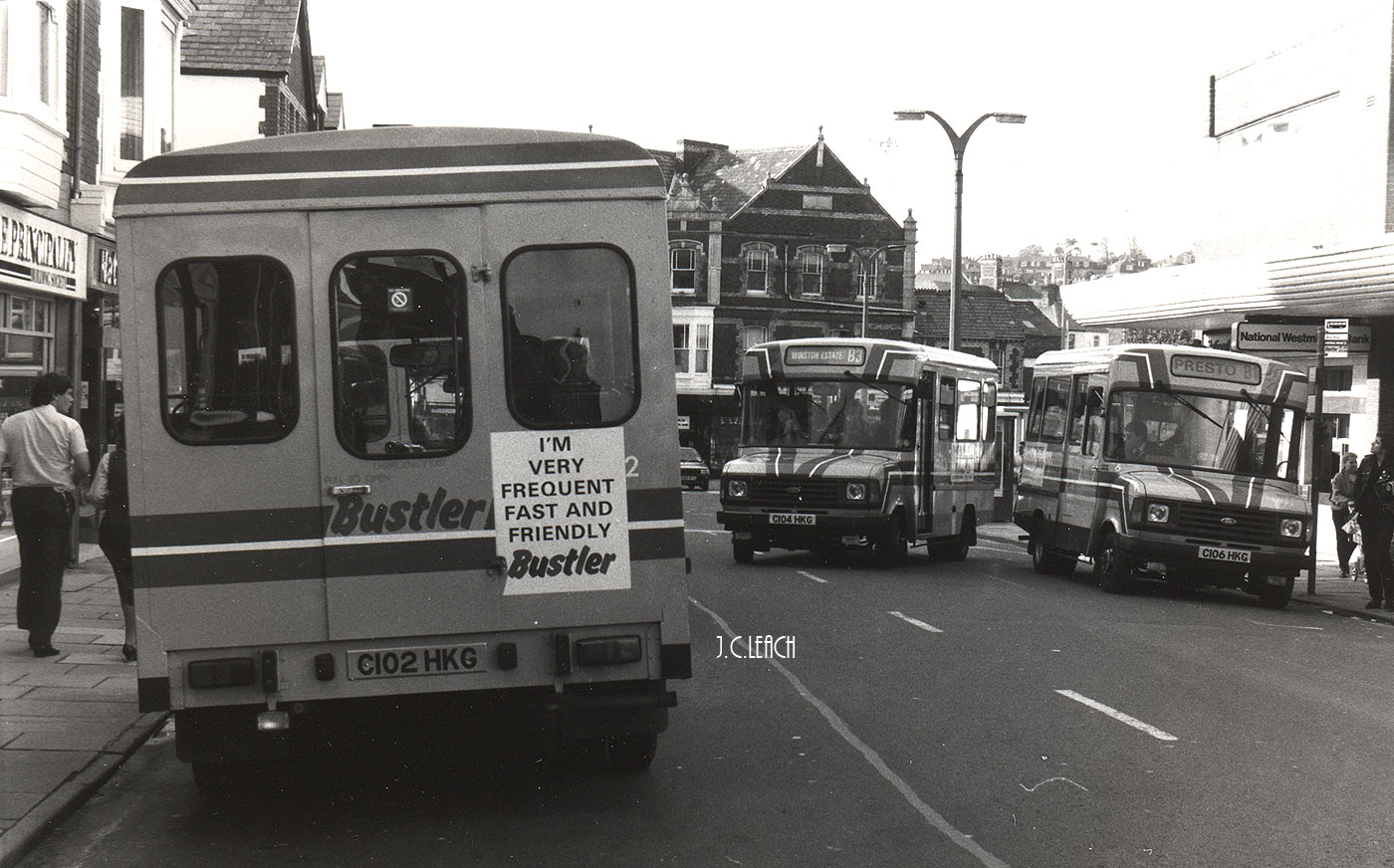 Busworld Photography: National Welsh Ford Transit Bustler Minibus in Barry