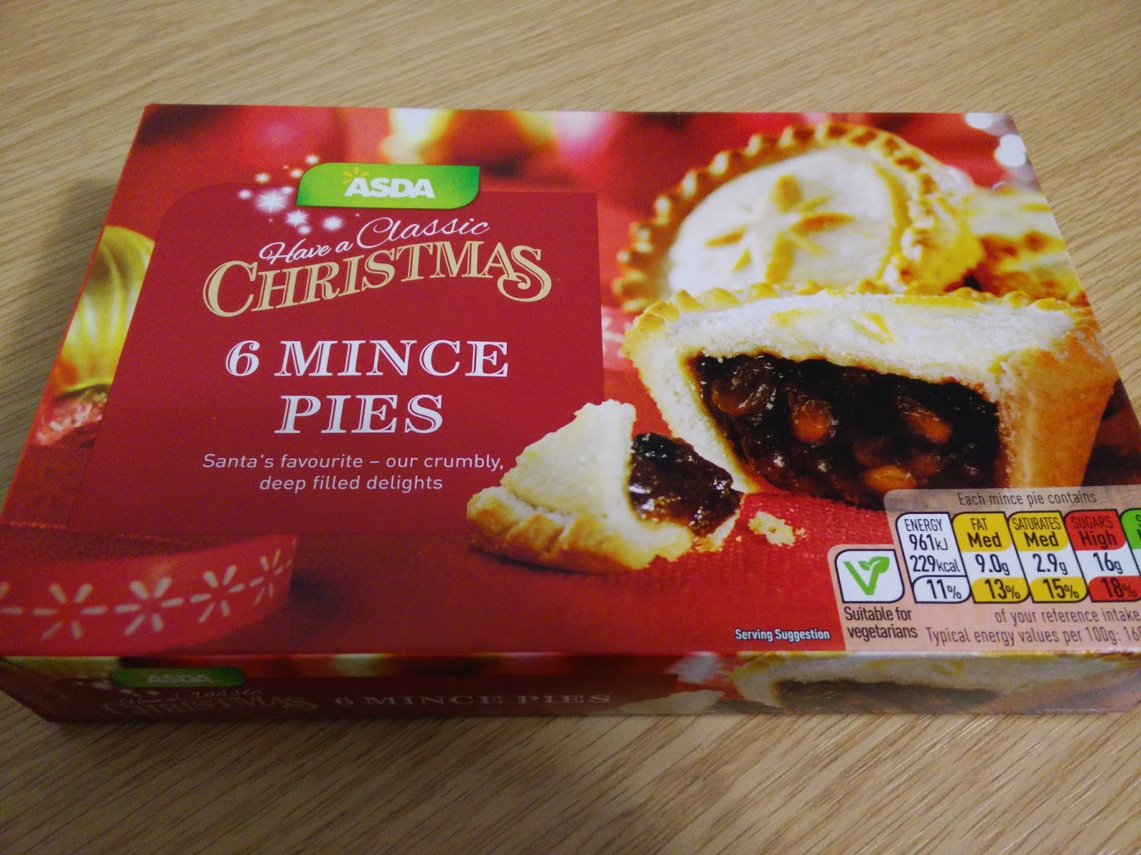 The Mince Pie Administration: Asda - Have a Classic Christmas - 6 Mince ...