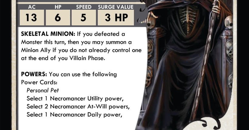 Dungeons and Dragons: The Necromancer Class