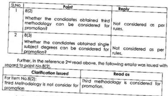 SA Lang. Promotions Clarification of Qualifications Single subject/ 3rd ...