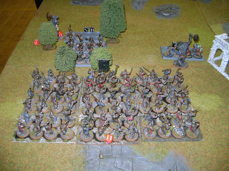 East Grinstead Wargaming Sussex: WOTR: Battle Report - Dwarves v Angmar