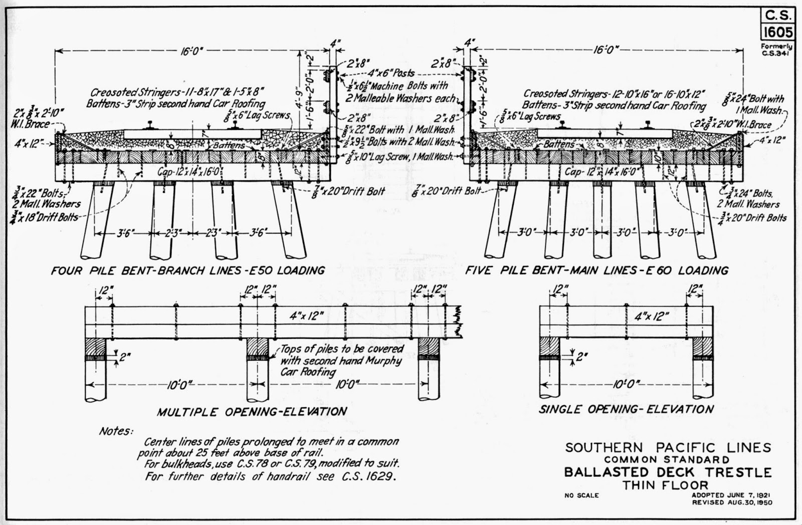 modeling the SP: Building an SP pile trestle