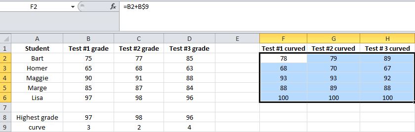 Microsoft Excel Basic #3 - Anchoring a cell to be used in computations