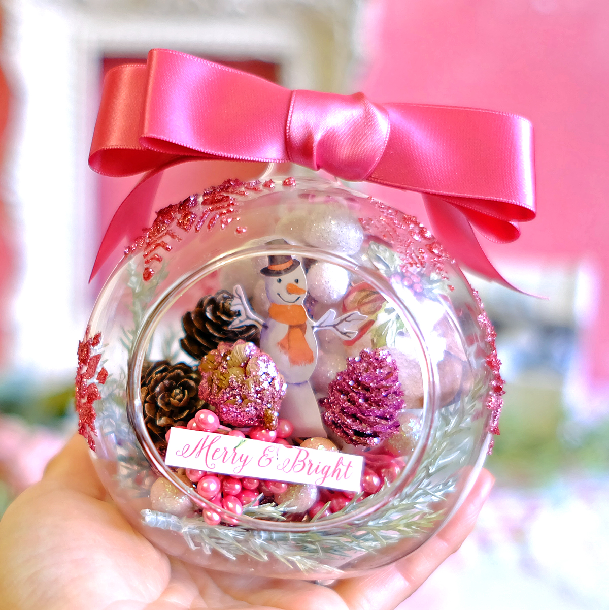 The BoBunny Blog: Christmas Tree Ornaments featuring Carousel Christmas ...